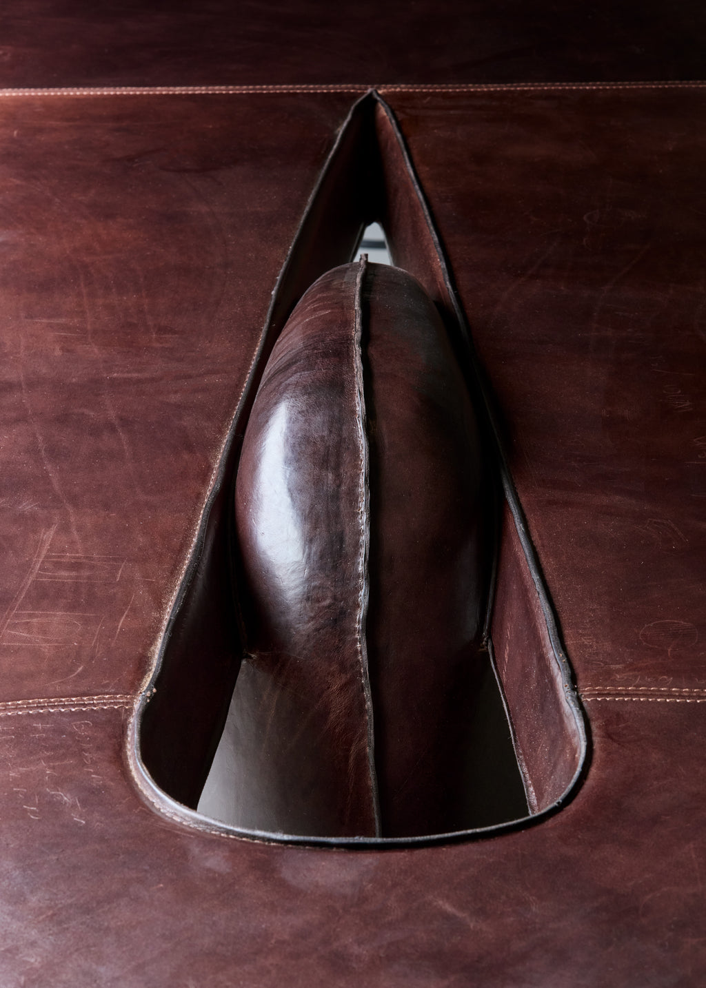 Leather Pico Table – Objects With Narratives