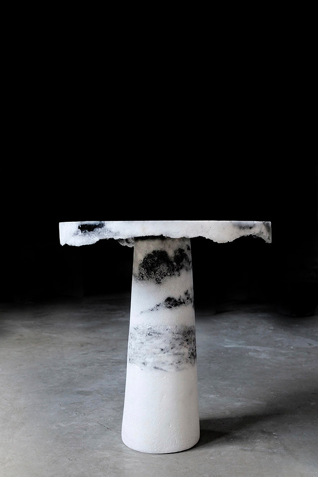 Marbled Salts Side Table – Objects With Narratives