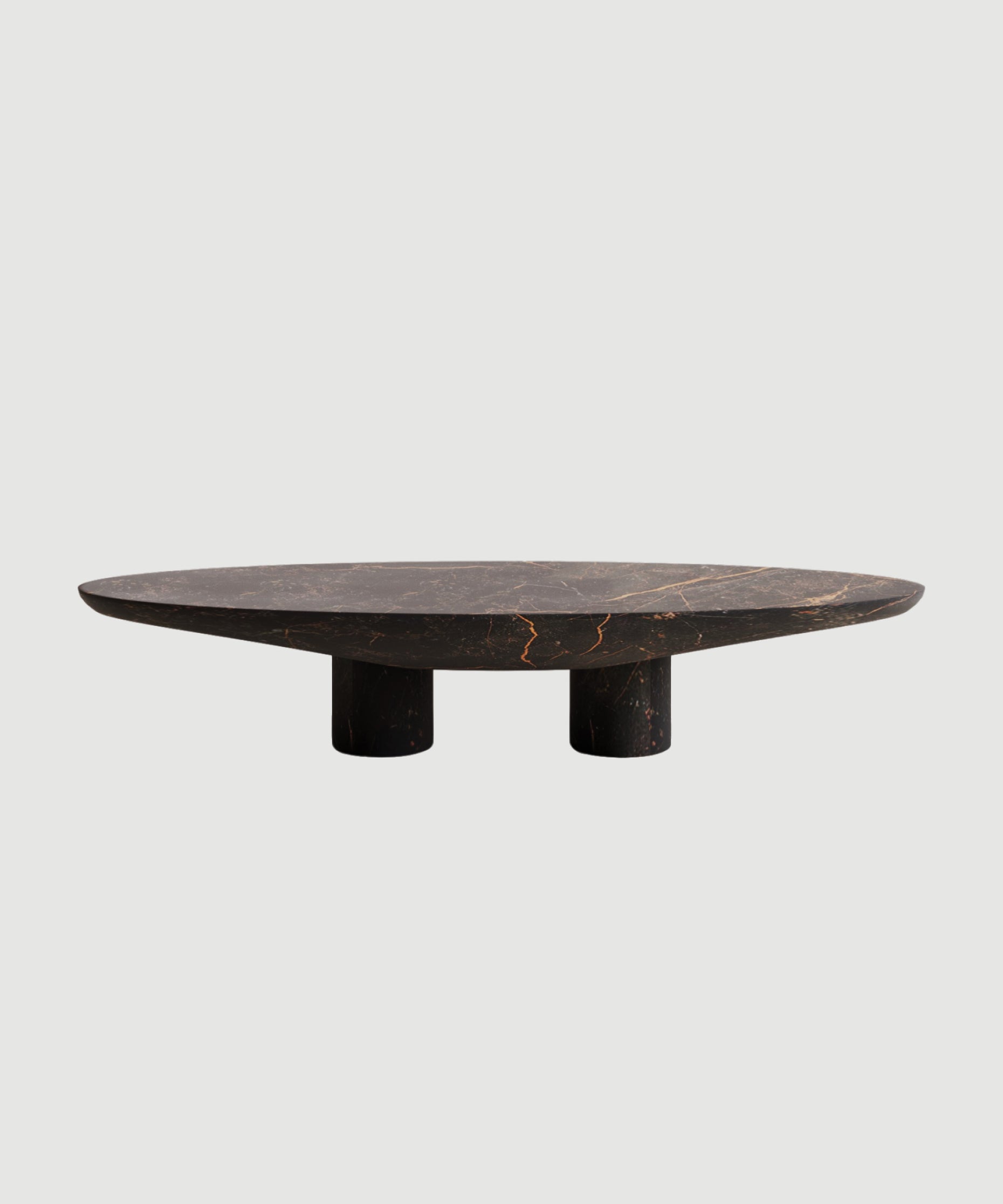 Abraccio Travertino Silver Dining Table – Objects With Narratives